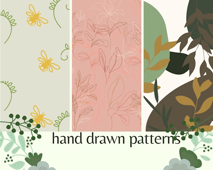 Design seemless hand made patterns by Man_h1991 | Fiverr