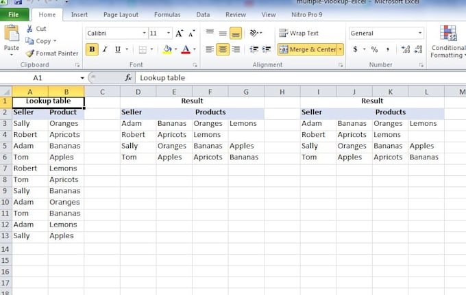 Data cleaning in excel spreadsheets by Hezronkg | Fiverr