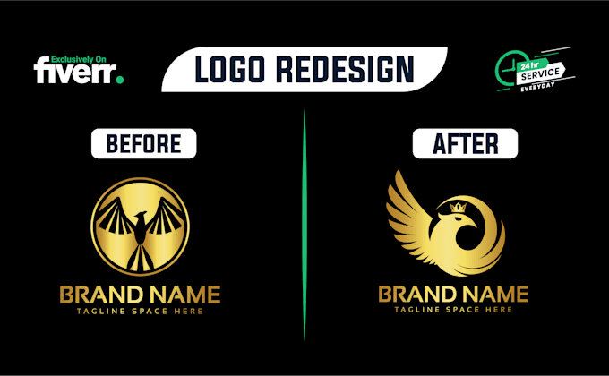Design and redesign your logo creatively by Logo_factory10 | Fiverr