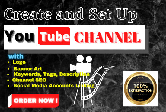 Create your youtube channel, logo, and banner art, by Samslaymc144 | Fiverr