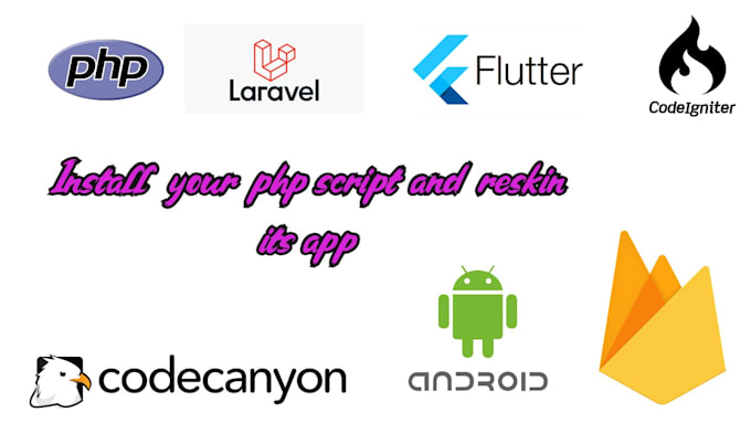 Install your php script and reskin its app by Flutterde | Fiverr