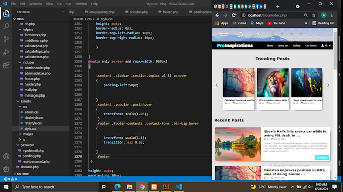 Create responsive website frontend using html css js bs4 jq by Ali_hayder | Fiverr