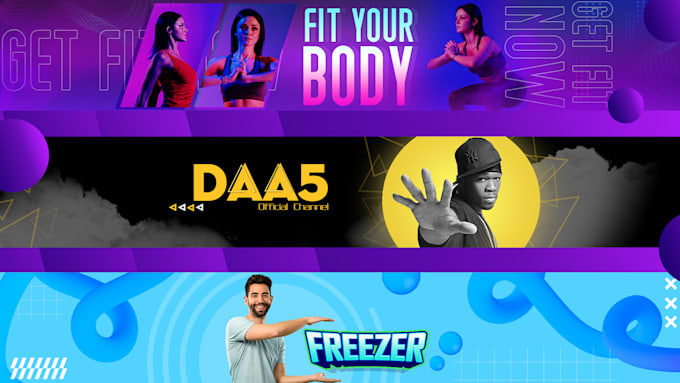 Design a perfect youtube banner for you by Perth_nguyen | Fiverr