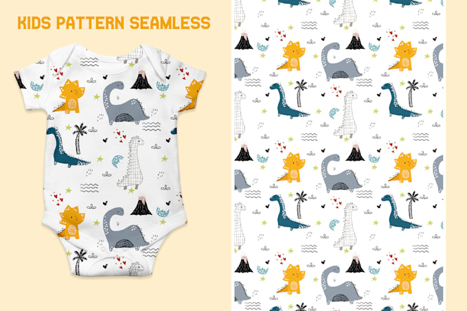 Design seamless repeat vector surface patterns for textile by ...