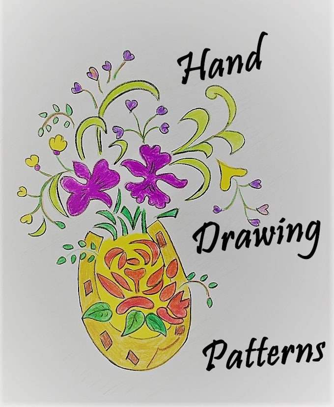 Hand drawing patterns, cartoons characters by Kavindupathi | Fiverr