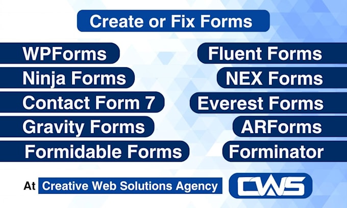 Create Or Fix Contact Form Gravity Forms Ninja Form Wpforms Formidable Form By Devmahbub