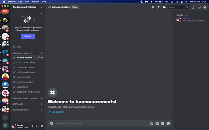Get your discord server built by me by Hlong123 | Fiverr