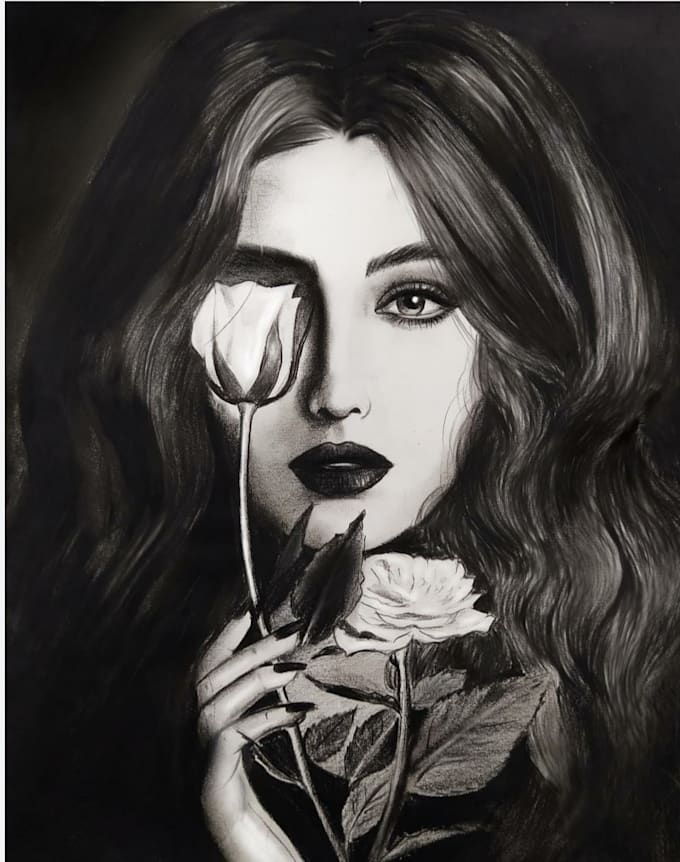 Create beautiful hand drawn portraits by Kritikaghosh | Fiverr