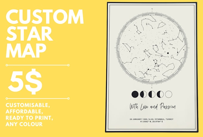 Create custom star astrology maps as unforgettable gifts by Mertogur ...