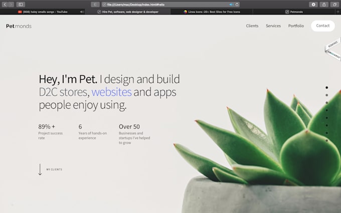 Create responsive websites, web apps in html css javascript react ...