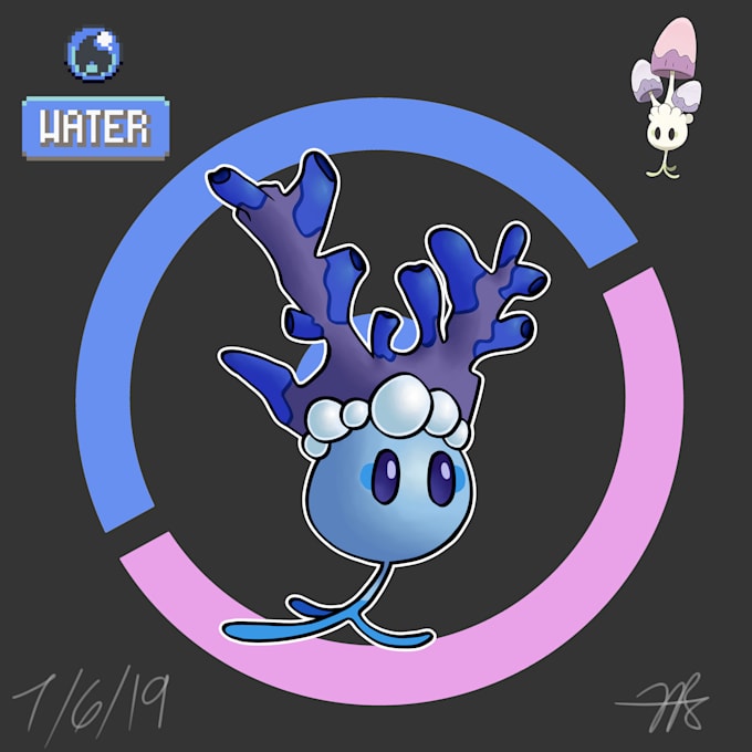 Draw your pokemon or fakemon ideas by Coarcanine | Fiverr