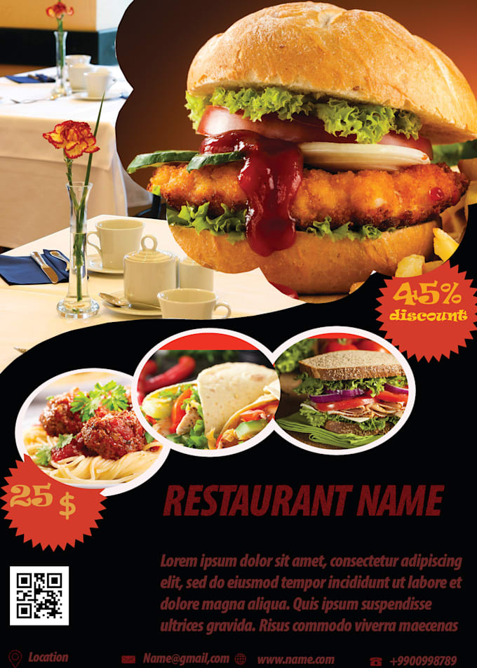 Design professional business ,corporate ,food flyer by Graphicdesinerf ...