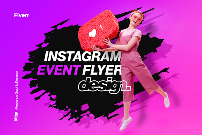 Create a professional instagram event flyer design by Miga_zero4 | Fiverr
