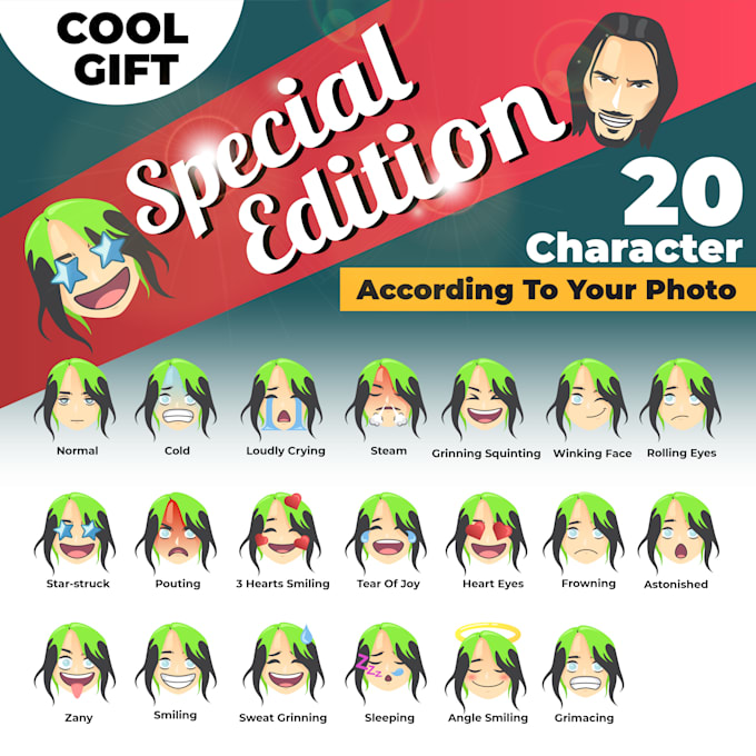 Design your 20 exclusive illustration in emoticon style by Lahalah ...