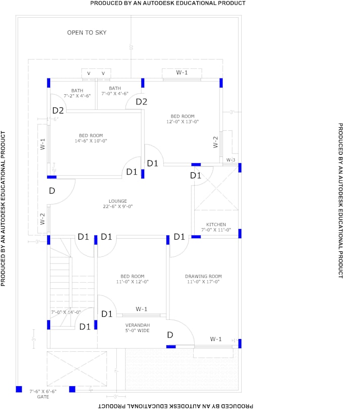 Draw excellent architectural, structural floor plans autocad by ...