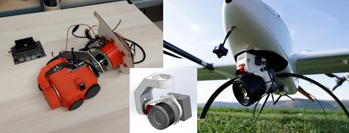 Design a custom brushless gimbal by Mmulet | Fiverr