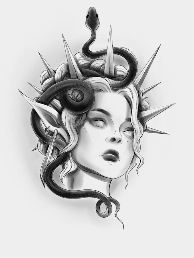 Draw an illustration in digital ink by Soniadombik | Fiverr