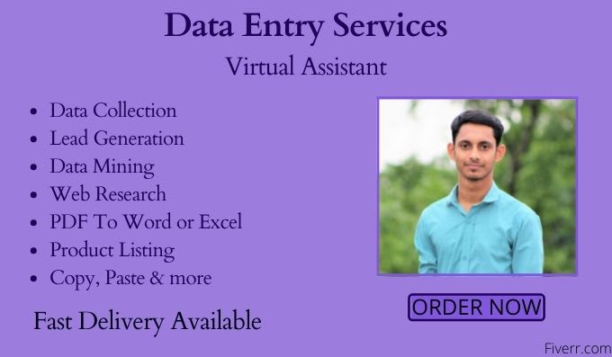 Do digital data entry, pdf conversion and skip tracing by Rajesh_rony ...
