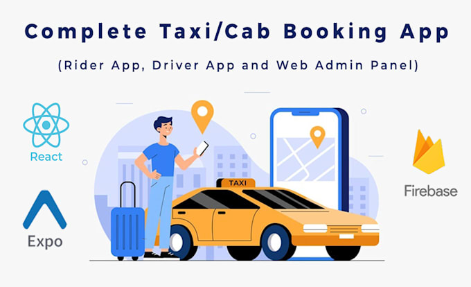 Give you the source code of taxi booking app in react native by Gig ...