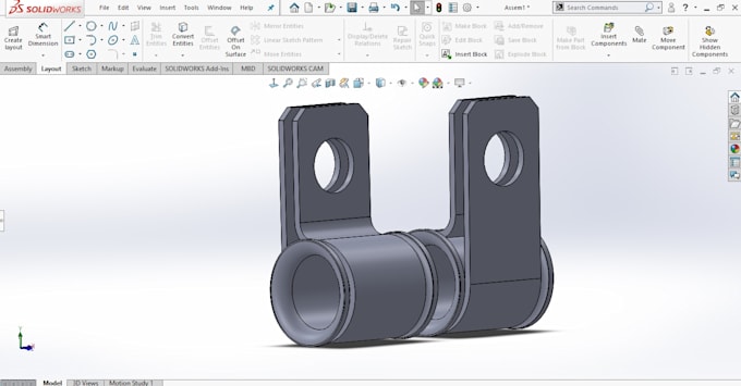 Make 3d model,product design using solidworks and unigraphics nx by Surayprakash24 | Fiverr