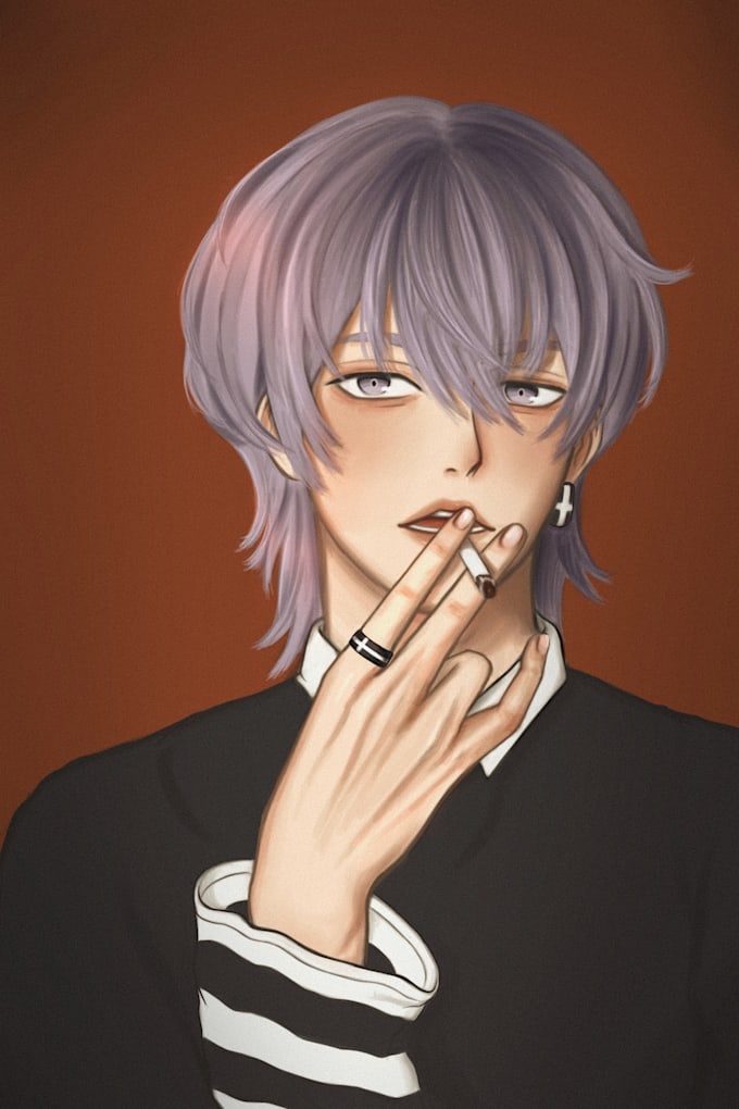 Drawing anime fan art based on your reference by Moodzofp | Fiverr