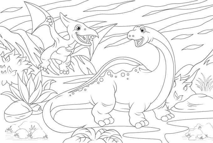 creating coloring book pages
