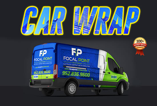 Design creative car wrap for you by Ahsanakram04 | Fiverr