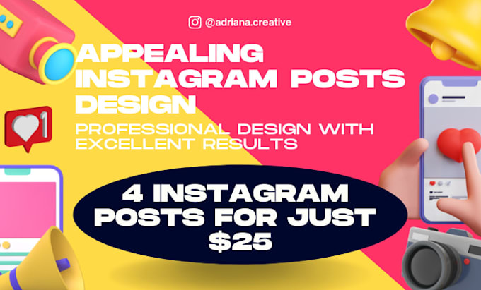 Design appealing instagram posts for your brand in canva by ...