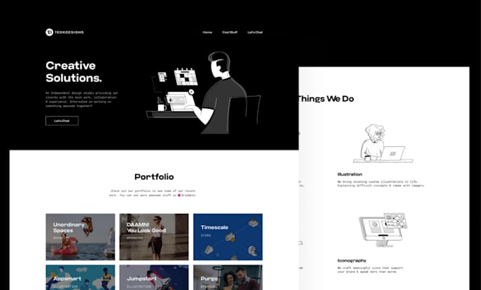Design html, css and javascript frontend responsive websites for you by ...