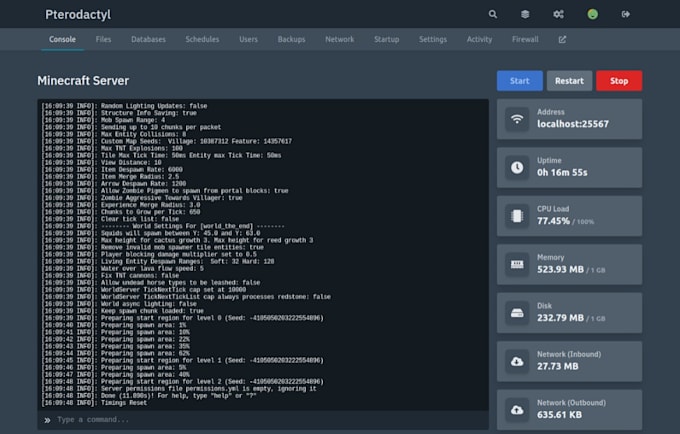 Install pterodactyl on your server by Yusufyaser | Fiverr