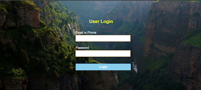 Login Web Page Using Html Css Javascript By Danielraja428 Fiverr