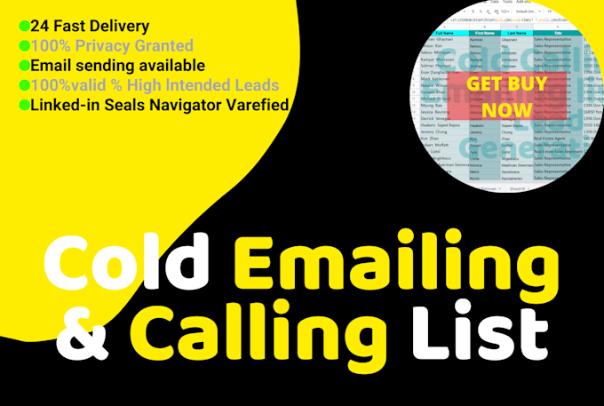 Assemble your targeted cold emailing list and cold calling list by Lead ...