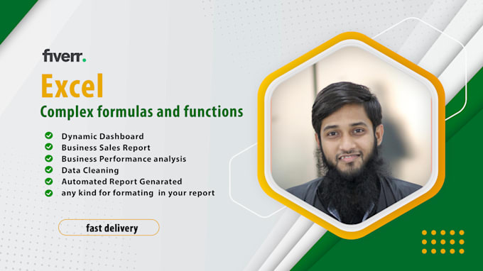 Do excel complex formulas and functions by Faruksheikh09 | Fiverr