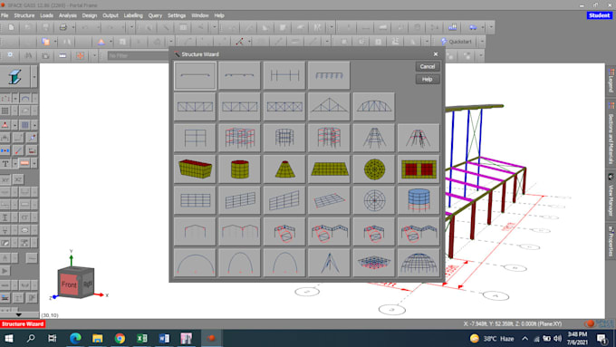 Do analysis and design of structures using spacegass by Rao_sheeraz ...