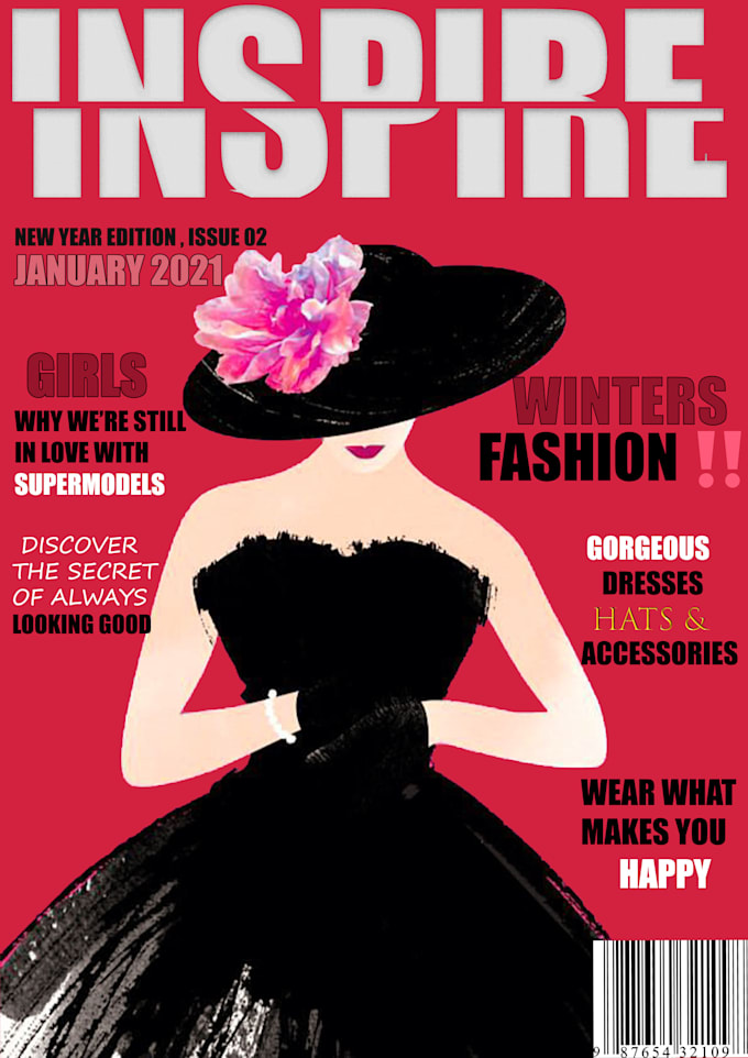 Design an outstanding modern magazine covers by Mubbara_khan | Fiverr