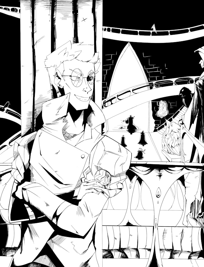 Draw your characters and scenes by Jolo08 | Fiverr