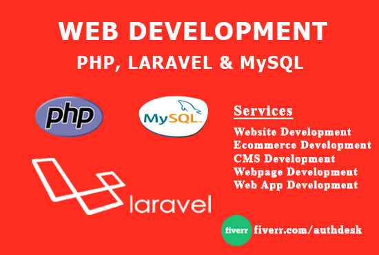 Develop website using php, laravel, mysql with cms by Authdesk | Fiverr Develop website using php, laravel, mysql with cms by Authdesk | Fiverr