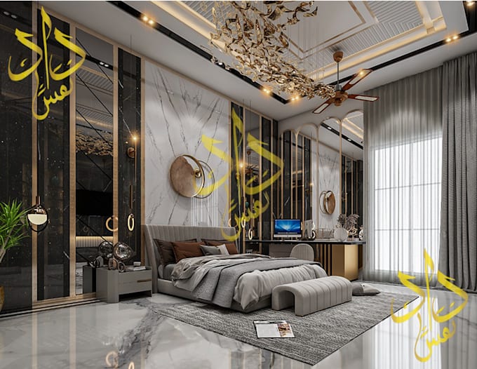 Interior design your space, 3ds max, vray by Usamamtz | Fiverr