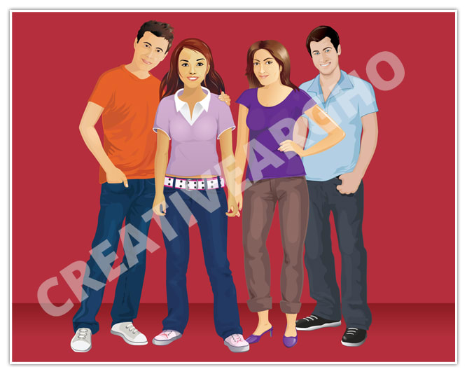 Do human character illustration by Creativeargho | Fiverr