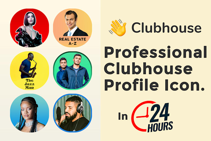 Create a professional clubhouse profile picture icon by Sandilweliweriy ...