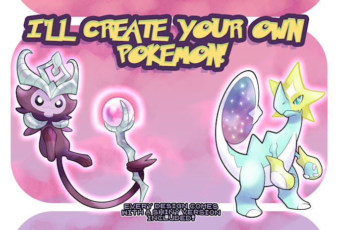 Design your own pokemon or fakemon by Patofermin | Fiverr