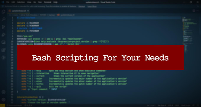 Create a bash script for your needs by Maroondev | Fiverr