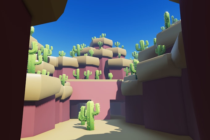 Make a roblox low poly simulator map by Mboyss | Fiverr