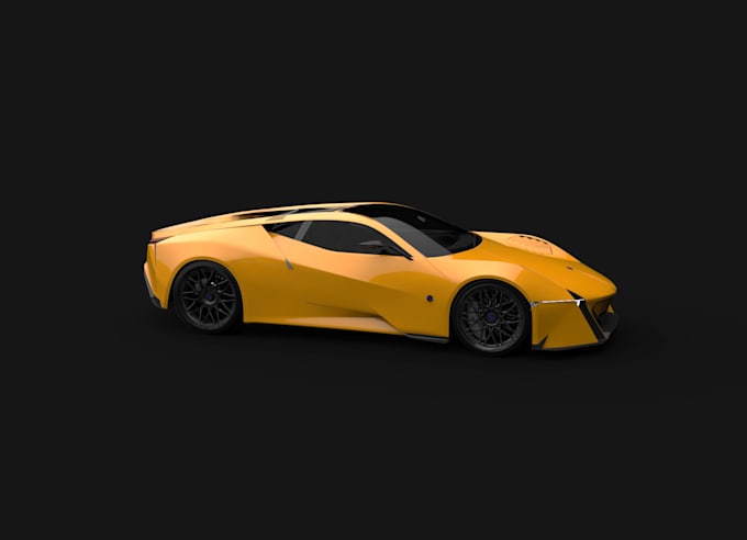 Design and 3d model your concept car see samples by Savap_ | Fiverr