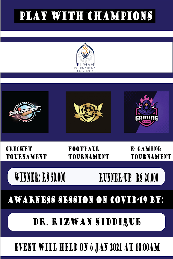 Make formal poster design by Jawadhussain2 | Fiverr