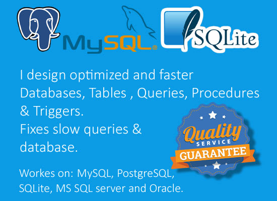 Do database optimization, design and fixing slow queries by Neaarchiihn | Fiverr