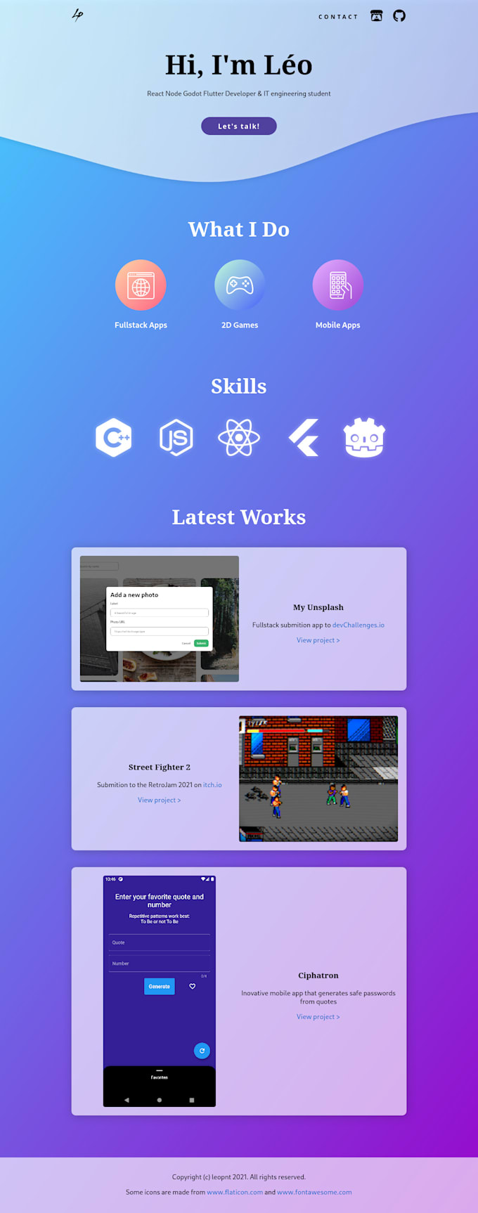 Do a responsive website with an optional backend by Leopnt | Fiverr