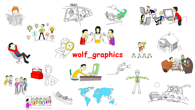 Create custom whiteboard animation by Wolf_graphics | Fiverr
