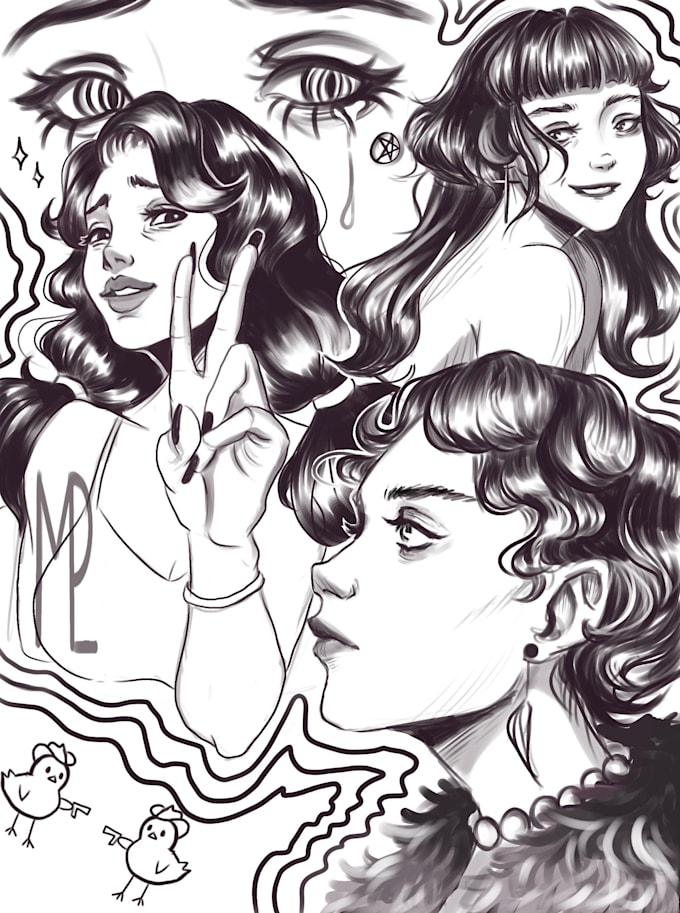 Draw your oc, fanart, illustrate and design anything by Moewoop | Fiverr Draw your oc, fanart, illustrate and design anything by Moewoop | Fiverr