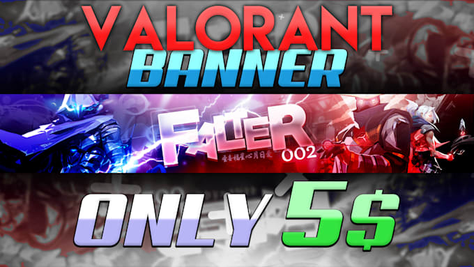 Design a high quality valorant banner for you by Mavigraphics | Fiverr